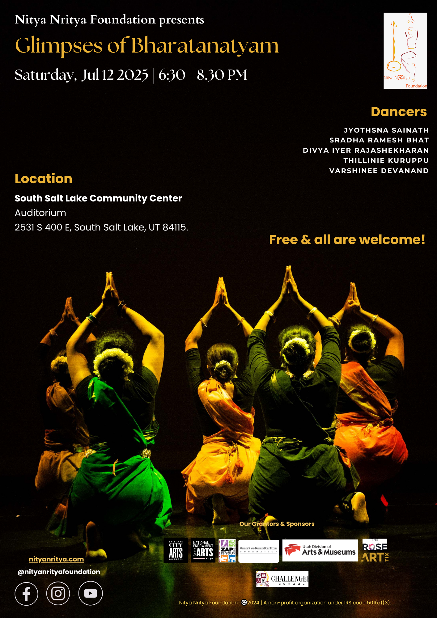 Glimpses of Bharatanatyam – Nitya Nritya Foundation